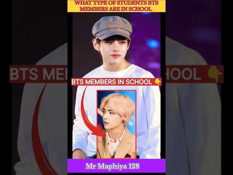 What type of students BTS was in school 💜|| #shorts #bts #kpop