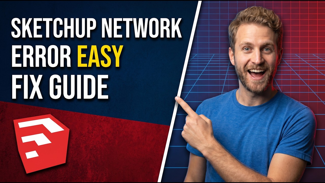 SketchUp Network Error (Easy Fix Guide)