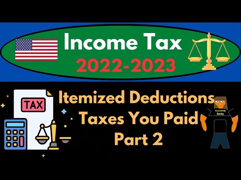 Itemized Deductions - Casualty and Theft Losses 5200 Income Tax Preparation 2022 - 2023