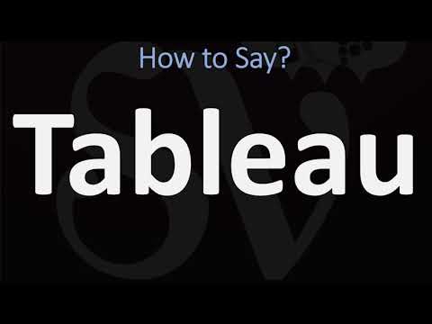 How to Pronounce Tableau? (CORRECTLY)