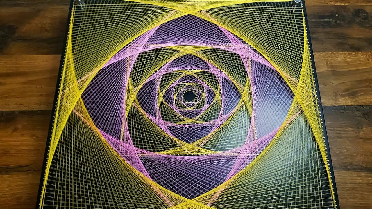String Art Handmade Table