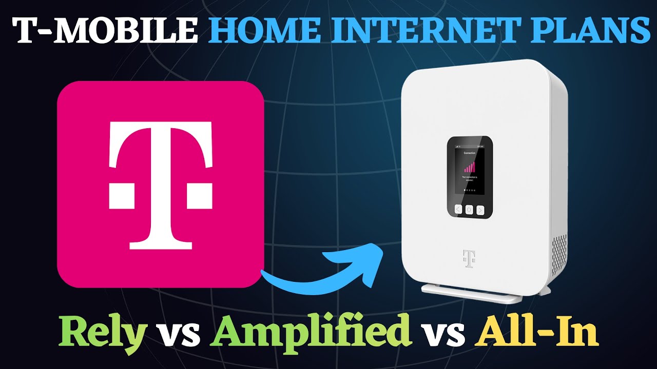 T-Mobile 5G Home Internet Plans 2026 (Rely vs Amplified vs All-In)
