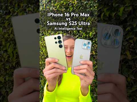 Samsung S25 Ultra vs iPhone 16 Pro Max AI BATTLE: photo editing test