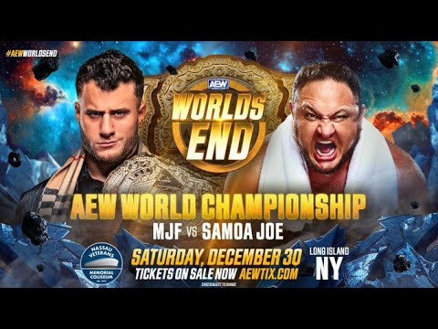 AEW Worlds End 2023 Match Card 🔥🔥 Huge Matches | Title & Non-Title |