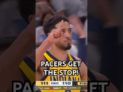 Pacers get the stop and take Game 1 of the NBA finals