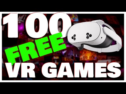 100 Free VR Games 2024! (Quest 2, 3, and 3s)