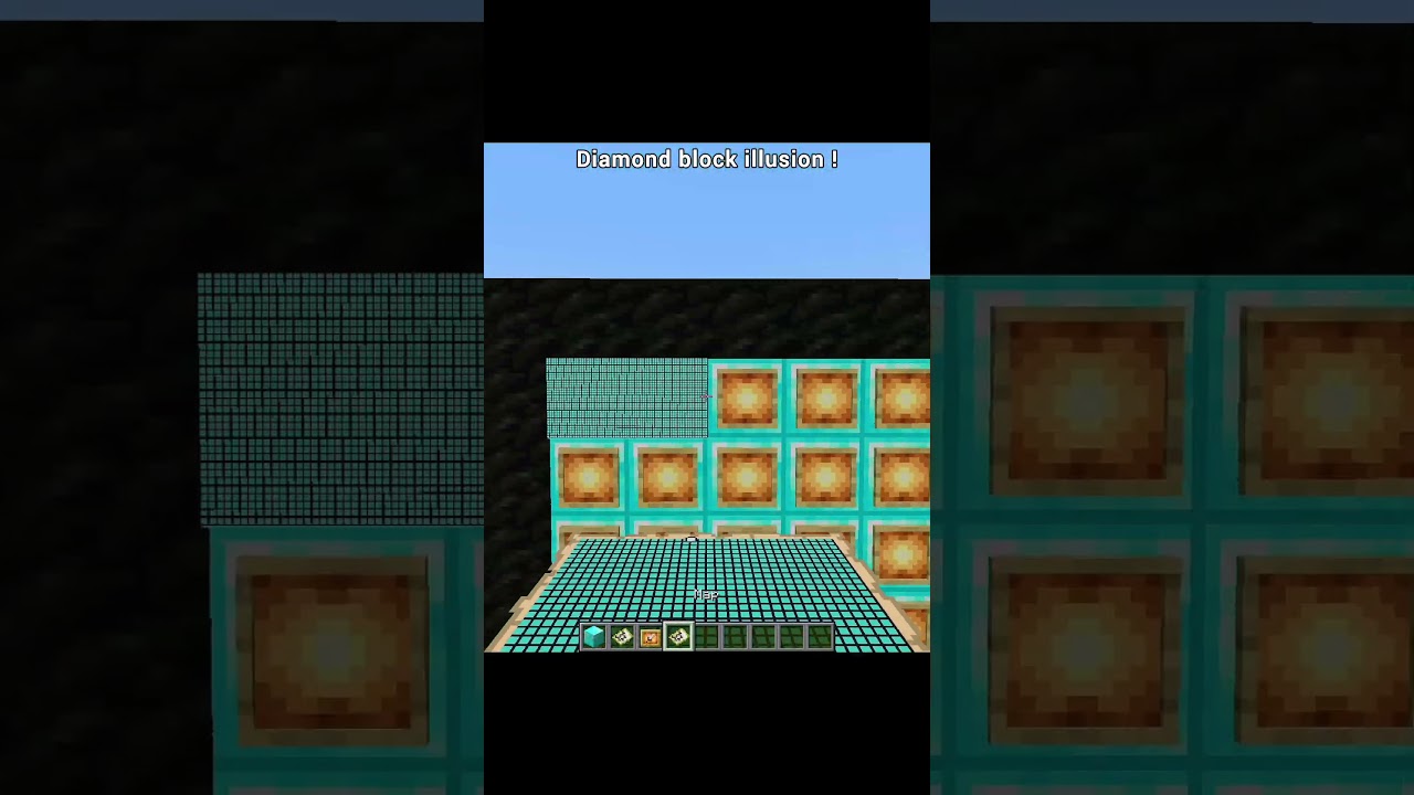 Map Illusion Build in Minecraft 🏗️ | Easy Tutorial #minecraft