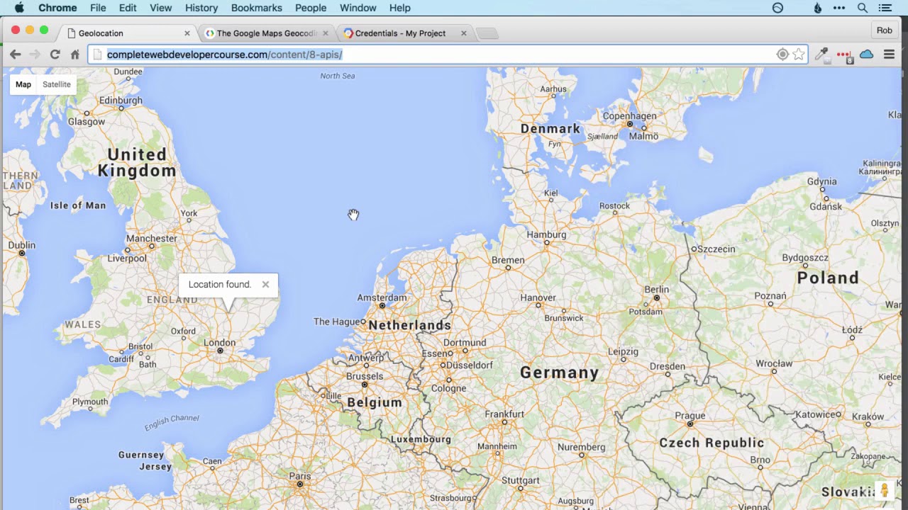 113  Geocoding With Google Maps