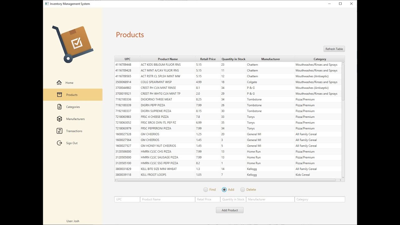 Java Inventory Management System With JavaFX and MySQL
