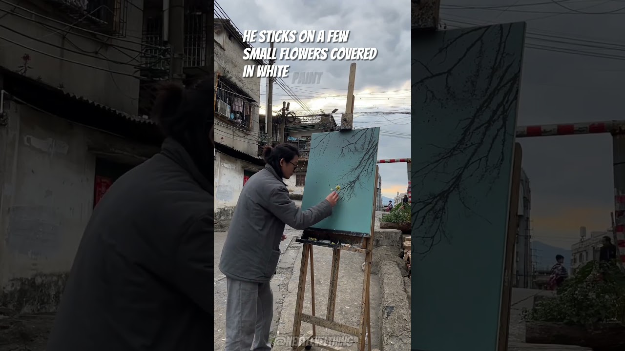 Using a Tree Branch to Make Art