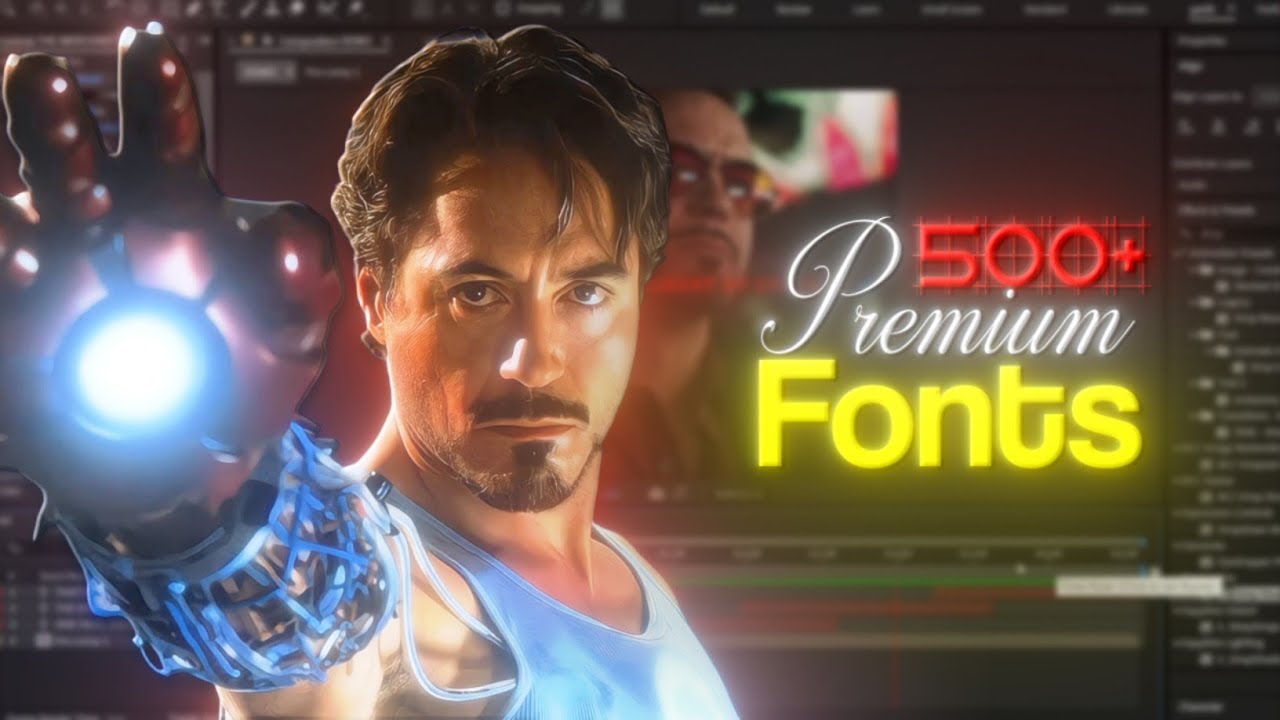 500+ Premium Fonts - Every Editor NEEDS - ( Free Download! )