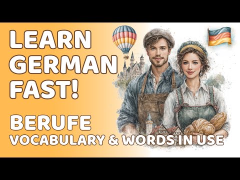 German Professions Vocabulary | Learn Jobs in German with Real-Life Examples (A1–B1)