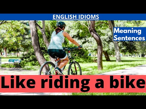 Like riding a bike | Use this idiom in your daily conversations | TELW | Learn English every day
