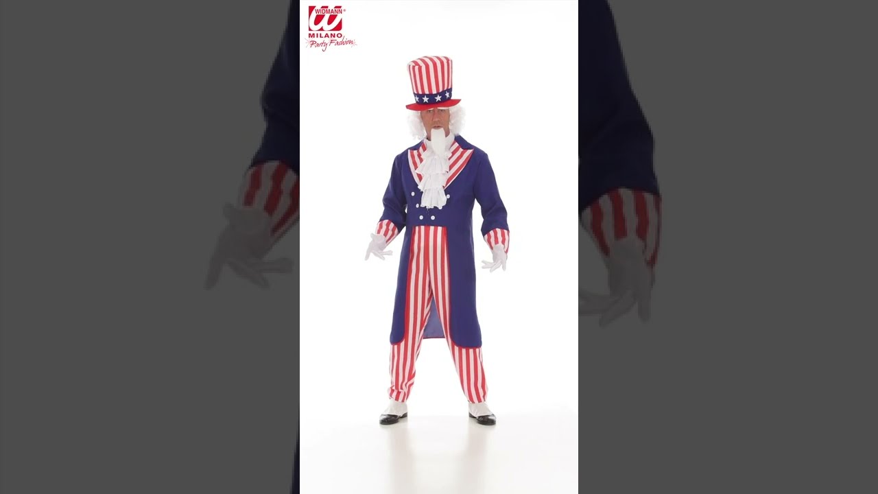 Uncle Sam Wig & Beard
