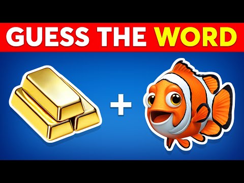 Guess The WORD By Emojis? 🤔 Emoji Quiz Challenge