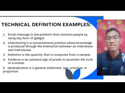 • MODULE 2 - TECHNICAL AND OPERATIONAL DEFINITION