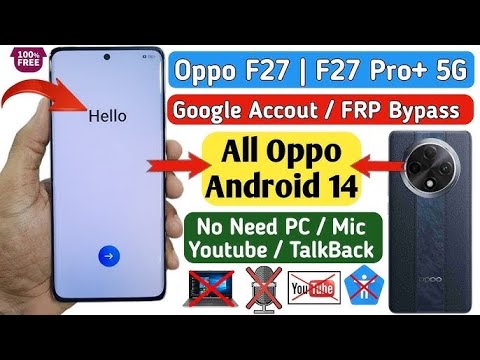????Oppo f27 pro+ 5g ????Frp Bypass ????Without Pc ???? Android 12/13/14 ???? all oppo modal bypass easy ✅