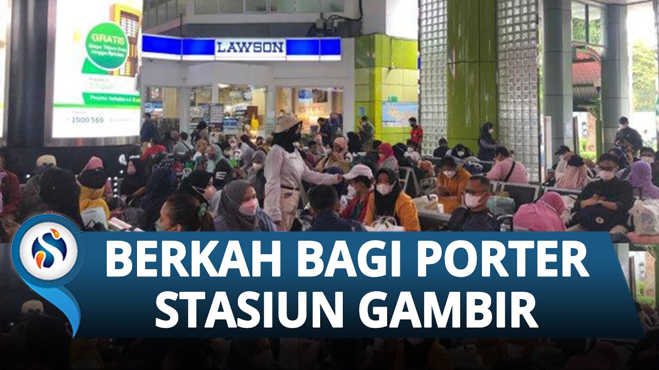 Penumpang Kereta Api Meningkat, Porter Stasiun Gambir Ungkapkan Rasa ...