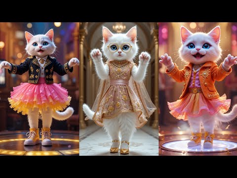 बिल्ली डांस | Cutest Cat videos funny dance🤣💃Videos for cats #funny #dancingcat #cat #ilovecat4