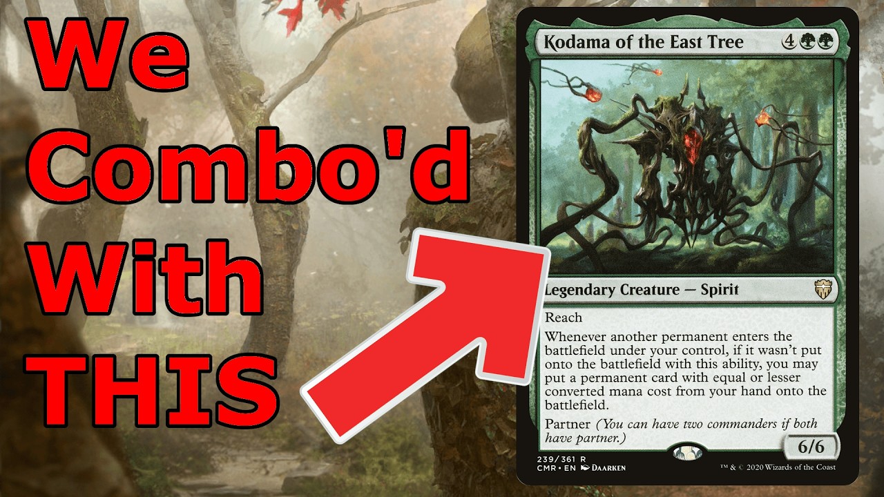 STRAIGHT UP COMMANDER COMBO!  Kodama of the East Tree Combo- Legacy MTG