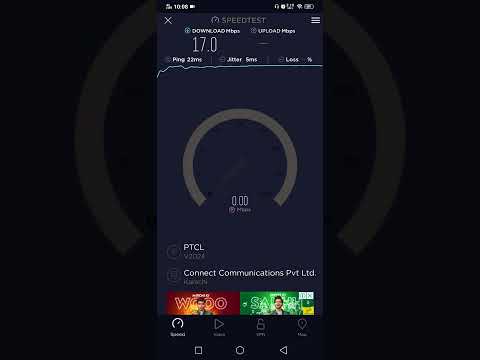 ptcl 20mb speed test
