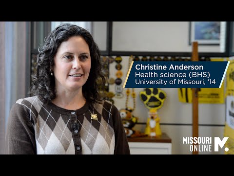 Christine Anderson: Bachelor of health science ’14, University of Missouri