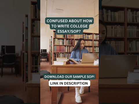 How to write a college essay/statement of purpose? #masters #degree #sop #studyabroad