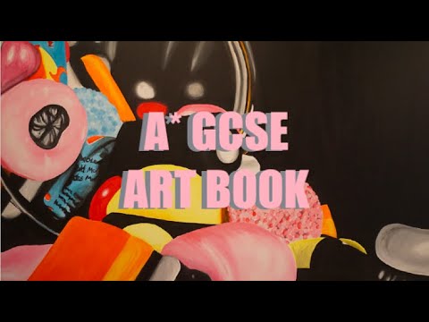 A* GCSE Art Exam book (FULL MARKS)