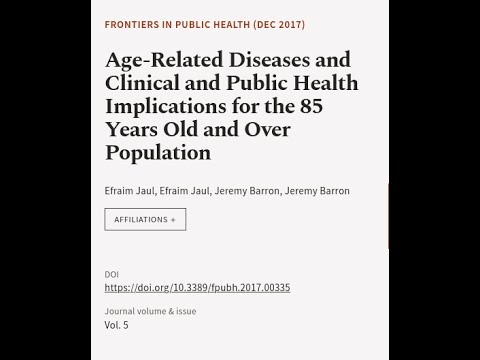 Age-Related Diseases and Clinical and Public Health Implications for the 85 Years Old... | RTCL.TV