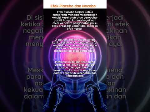 Fenomena #10 Misteri Efek Placebo dan Nocebo #shorts #aneh #unik