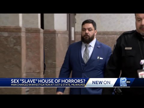 Detectives in court describe possible sex 'slave' home; man charged with trafficking
