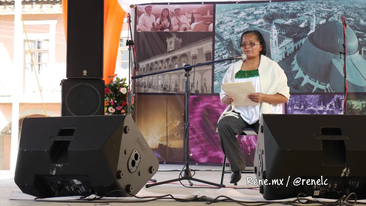 Poesia en Totonaco, dia de la lengua materna, Huauchinango 2016
