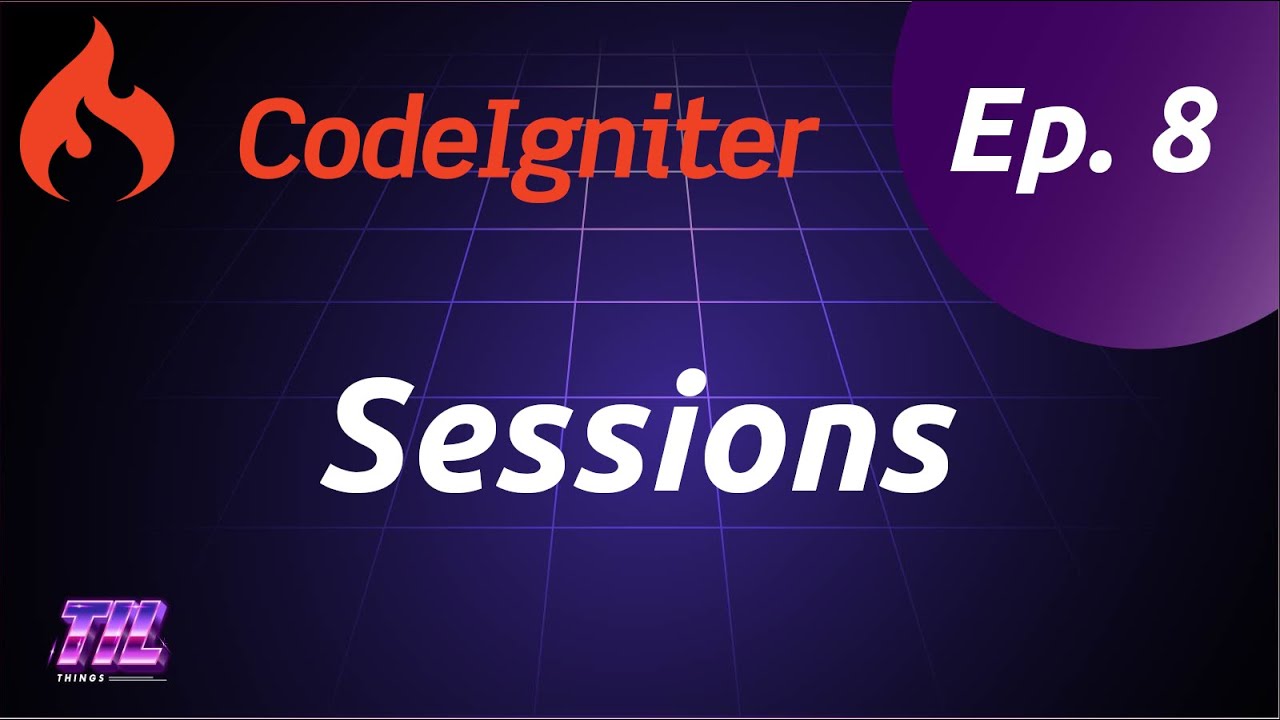 Learning Codeigniter 4 - Sessions
