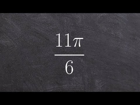 Convert an angle from radians to degrees