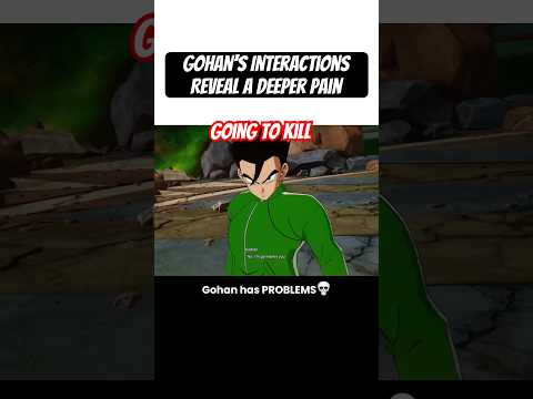 Gohan’s Interactions Reveal a Deeper Pain 😔💭 | DBZ Sparking Zero