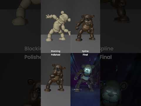 Find the differences in this new animation process - #animation #fnaf #fivenightsatfreddys