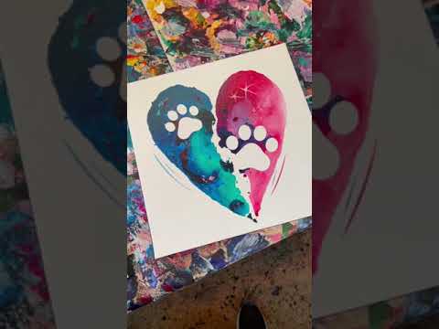 Memorial Pet Paw Paintings 🐾