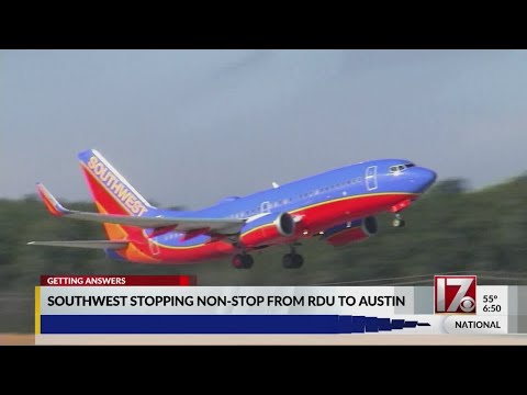 Southwest stopping non-stop flights from RDU to Austin