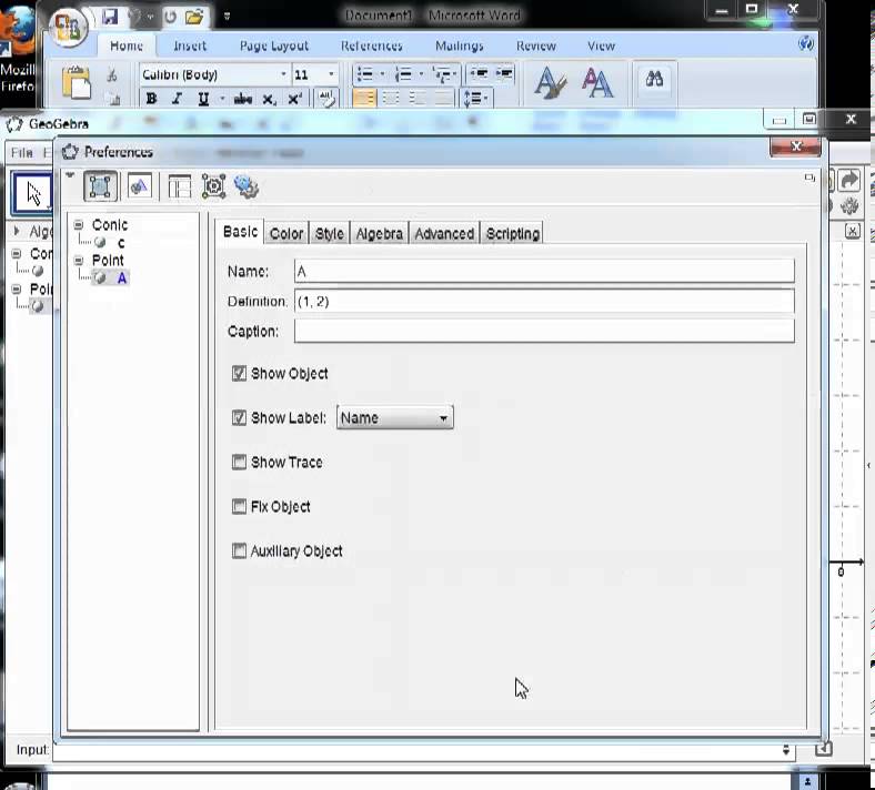 Insert Geogebra Graph into DOC plot points graph quad 8 28 2013 1 05 31 PM