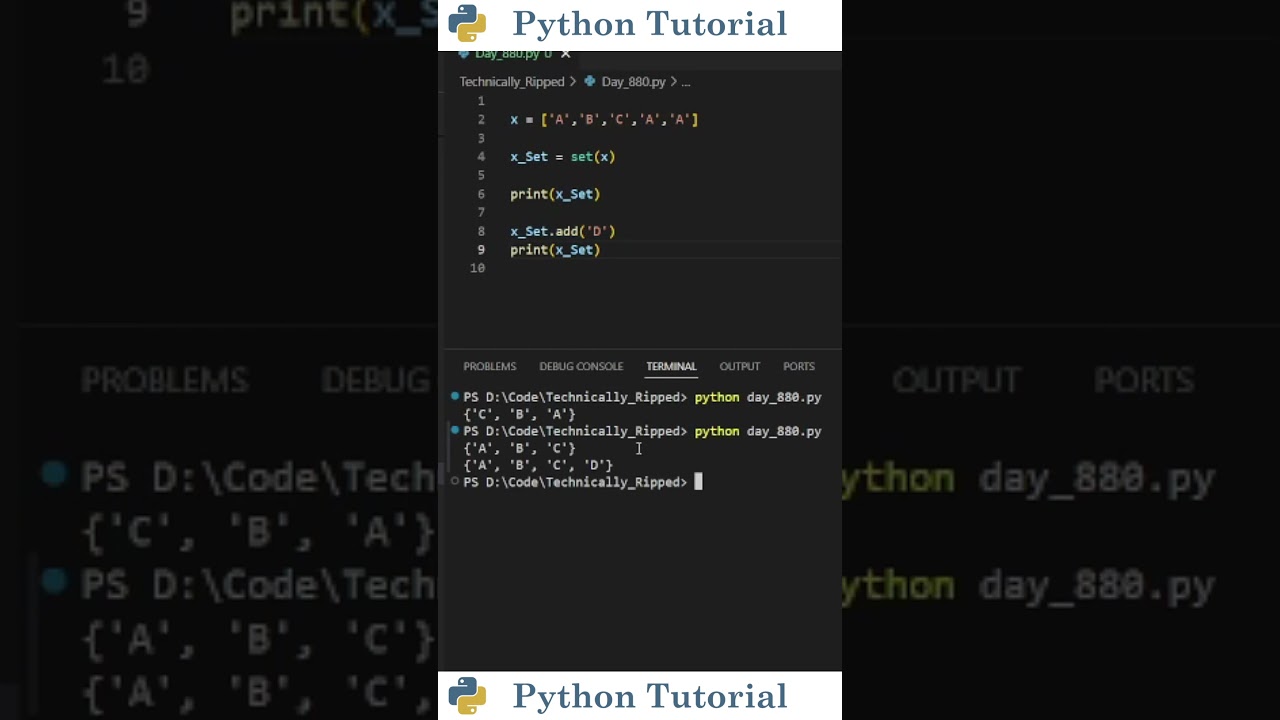 Frozen Sets Explained in Python | Python Tutorial