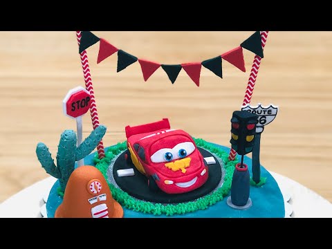 Disney Cars Themed Cake from Aunt Gilda’s Cakes by B&R