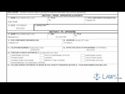 Learn How to Fill the DD Form 577 Appointment Termination Record
