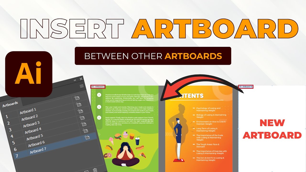 How to Insert Artboards in Between | Adobe Illustrator Tutorial