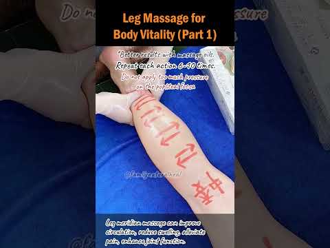 Leg Massage for Body Vitality (Part 1)