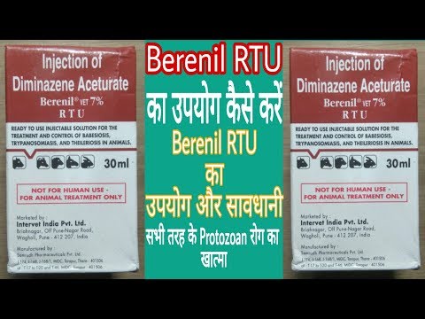 How to use Berenil RTU injection msd? – Agrivet Youtube Channel