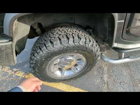 New All Terrain Bf Goodrich 315 /70/17 Tires on my Hummer H2
