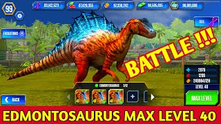 UNLOCKED EDMONTOSAURUS X3 MAX LEVEL 40  | JURASSIC WORLD THE GAME