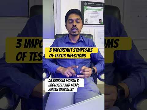 3 important symptoms of testis infections in Tamil #urologist #health #andrology
