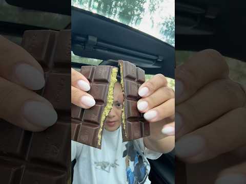 NEW DUBAI CHOCOLATE AT TRADER JOE’S #dubaichocolate #mukbang #traderjoes #traderjoesfavorites #fyp