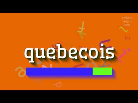 How to say "quebecois"! (High Quality Voices)